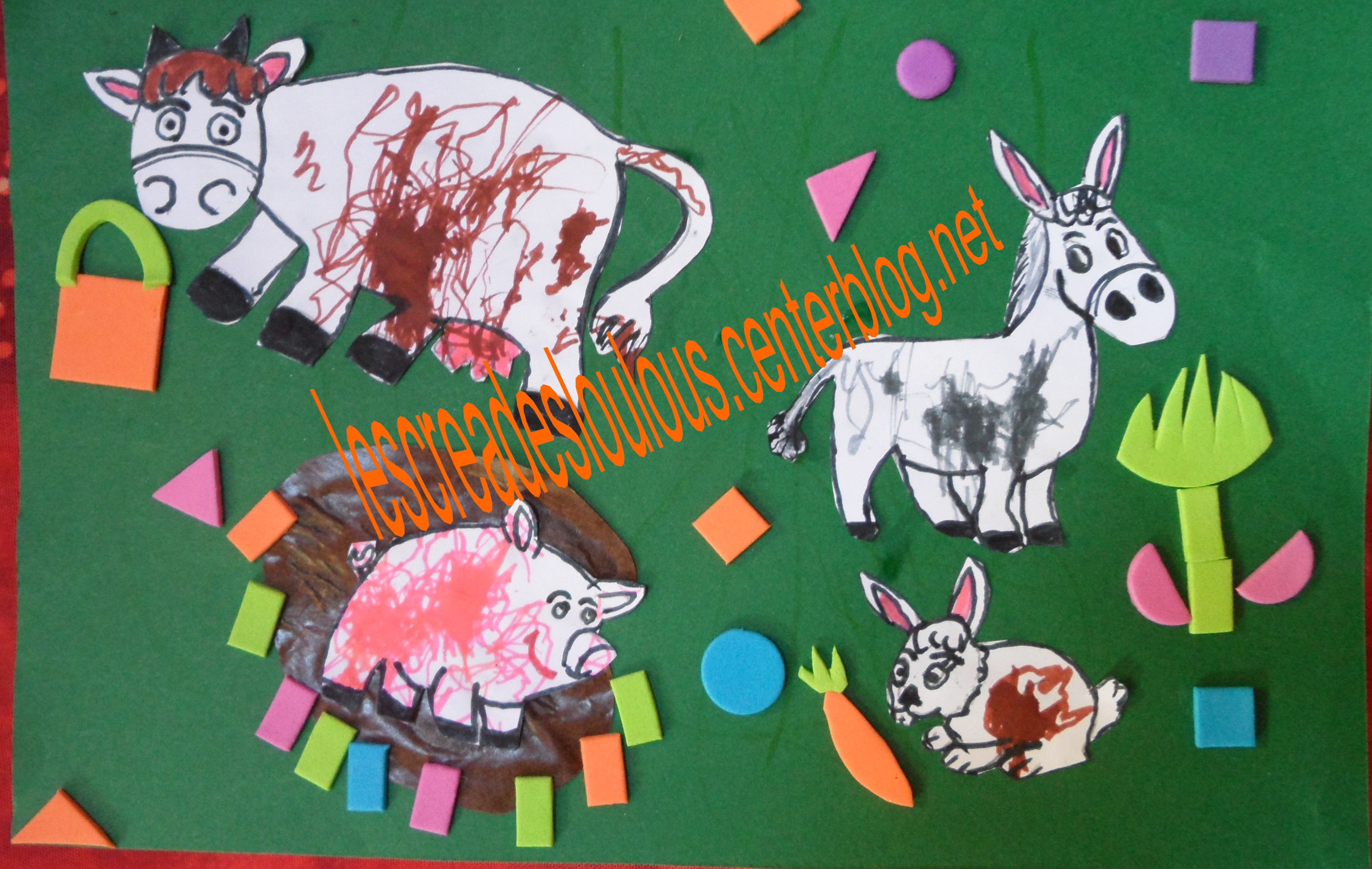 activités sur les animaux de la ferme